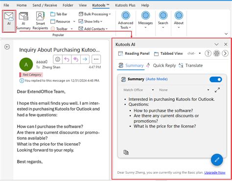 Effortlessly Reply To Emails In Outlook With Ai Power