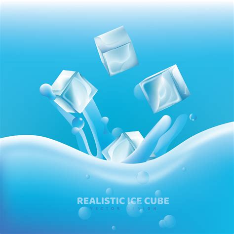 Realistic Ice Cube Vector Design 524933 Vector Art At Vecteezy
