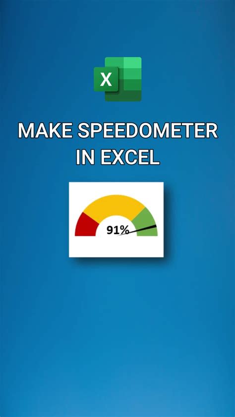 Create Speedometer Chart In Excel Youtube