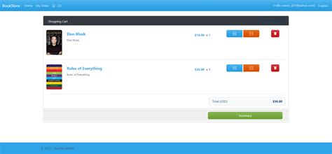 Bookstore With Strip Payment In Aspnet Web Core Mvc Net 7 C