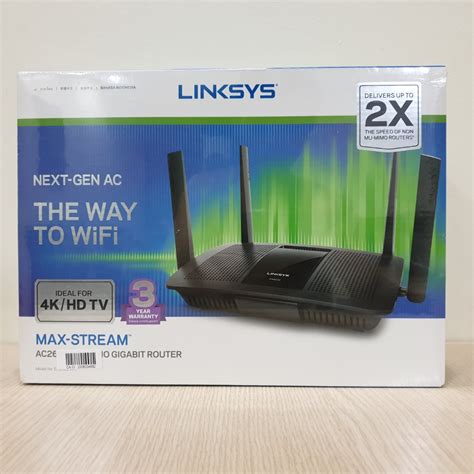 [new] Linksys Ac2600 Mu Mimo Gigabit Router Computers And Tech Parts And Accessories Networking