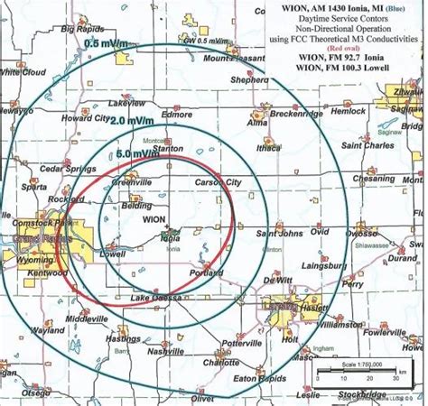 Faqs Am Coverage And… “radio 101” How To Listen Wion Am Stereo 1430