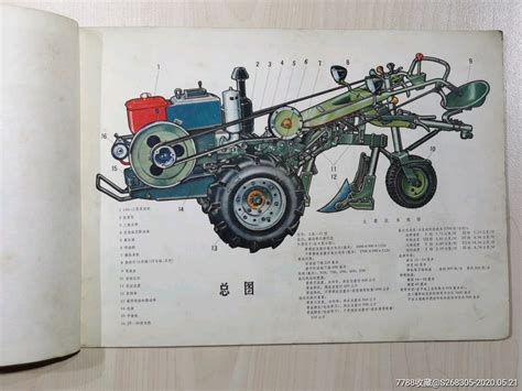 工农一11型手扶拖拉机结构图册 手册 工具书 云丰斋7788书籍