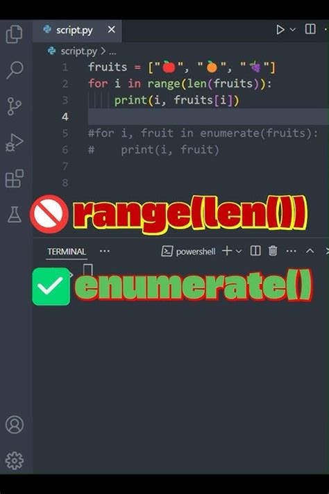 Still Using Rangelen 🚫 Use Enumerate Instead 💡 Codingpython
