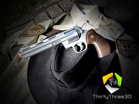 Colt Python 3d Printed Us Etsy