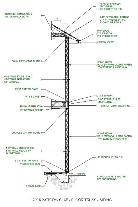 Story Residential Wall Section