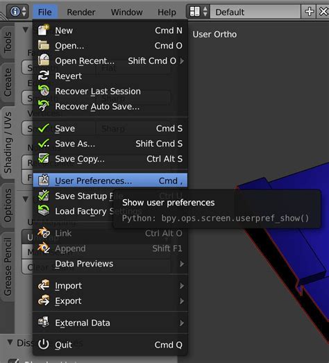 making simple level with blender