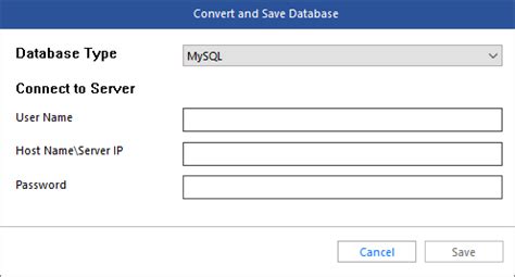How Can I Save The Converted Database