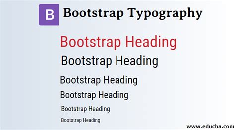 Bootstrap Typography 10 Amazing Features Of Bootstrap Typography