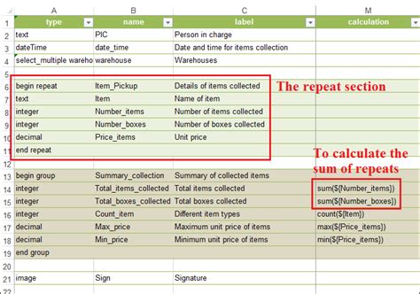 How To Calculate The Sum Of Repeats In Arcgis Survey123