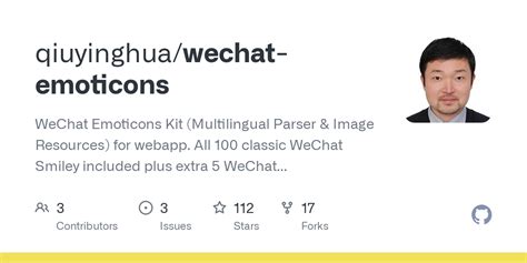 GitHub Qiuyinghua Wechat Emoticons WeChat Emoticons Kit