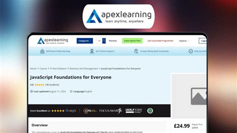 Javascript For Beginners Lifetime Deal 🎓 Master The Basics In 4 Hours