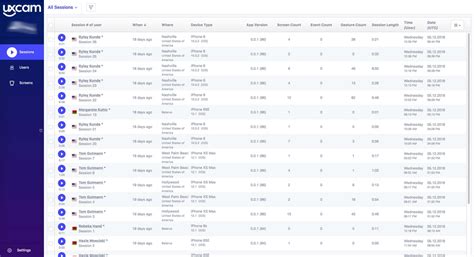 session recording in react native apps with uxcam datarockets