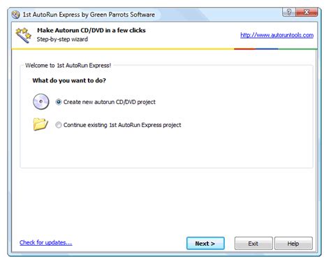 Create Autorun Menu For Your Autorun Cd With 1st Autorun Express Create A New Autorun Menu