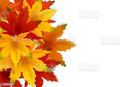 가을 배경 템플릿 나뭇잎의 떨어지는 무리 쇼핑 판매 또는 쇼핑 할인 프로모션 엽서 및 초대 카드에 대한 계절 포스터 벡터 일러스트 바우처 배너 전단지 프로모션 포스터 10