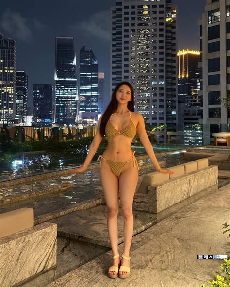 도끼자국 개 민망한 숏레깅스녀