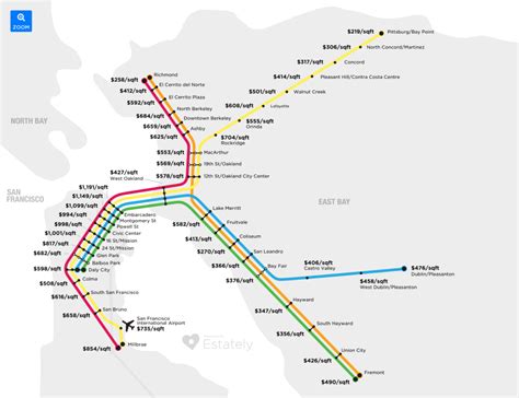 This Bart Real Estate Map Shows How Costly It Will Be To Follow Your Silicon Valley Startup
