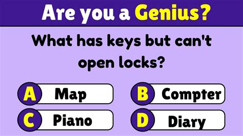 Can You Solve These 20 Tricky Riddles Only A Genius Can Pass This Test Challengegeneral