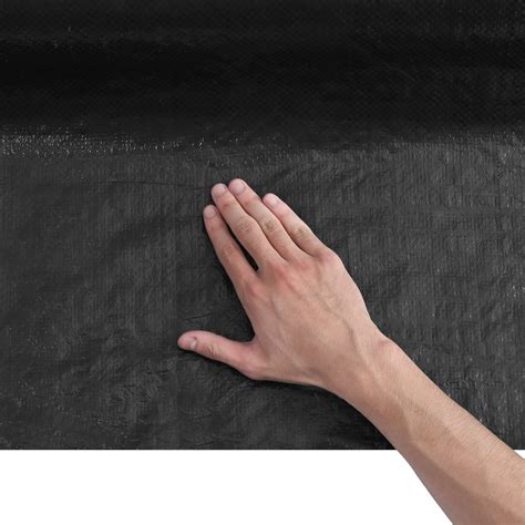Vevor Black House Wrap 017 Mm 4 X 250 Ft 10000 Sqft