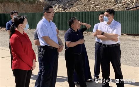任军到角峪镇调研固废资源化利用项目用地选址情况生产综合建筑