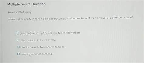 Solved Multiple Select Questionselect All That