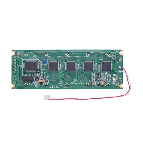 240x64 Graphic Lcd Display Module Blue Backlight 546 Inch With Mcu