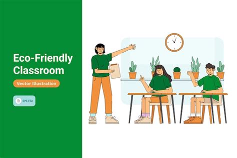 Premium Vector Illustration Of A Characters Learning About Nature In