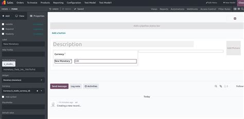 Creating Models And Adding Fields Odoo Studio Book