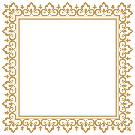 مجموعه ای از قاب های تزئینی عنصر وکتور زیبا برای طراحی به سبک شرقی