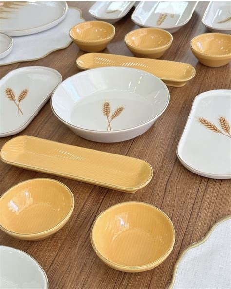 سرویس غذاخوری طرح گندم برند گلور