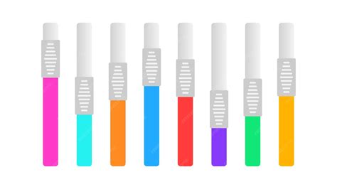 Premium Vector Set Of Vertical Scrollbars