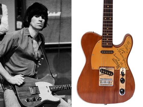 A Telecaster Style Guitar Hand Built For Keith Richards Is Going Up For