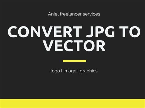 Convert To Vector Ai Eps Pdf Svg Cdr Upwork