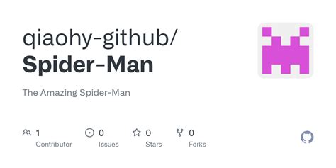 Github Qiaohy Github Spider Man The Amazing Spider Man