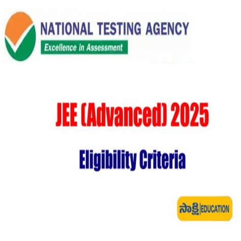 JEE Advanced Eligibility Criteria Released Check Complete Details Here Sakshi Education