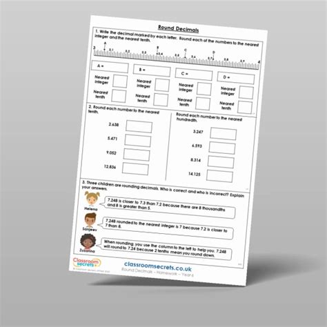 Year 6 Round Decimals Reasoning And Problem Solving Resource Classroom Secrets