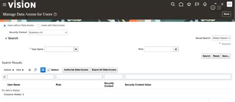 Assigning And Managing Data Access For Users In Oracle Fusion