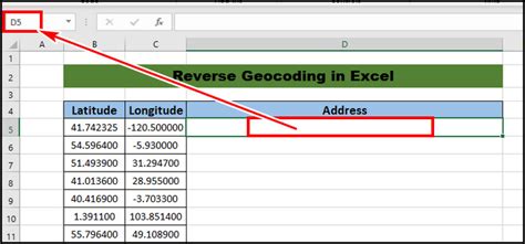How To Do Reverse Geocoding In Excel With Authentic Images