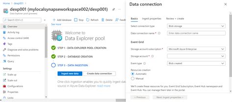 ingesting data into azure synapse data explorer pool
