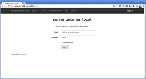 Server Unixmen Local Mail In A Box Control Panel Google Chrome 005
