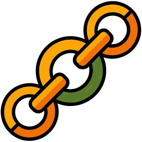 Chain Clipart Design Cartoon Illustration Drawing Premium Ai Generated Vector