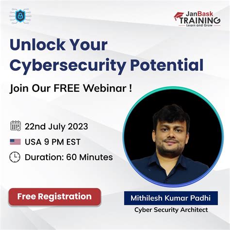 🔐 Join Our Exclusive Cybersecurity Webinar Janbask Training