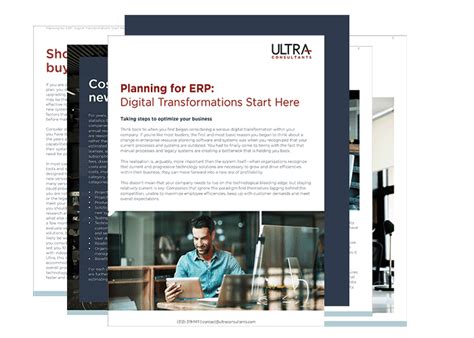 ERP Selection Ultra Consultants