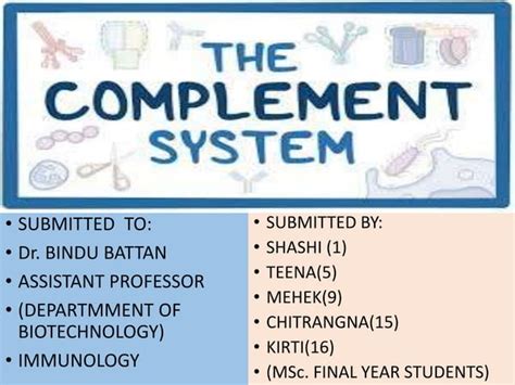 The Complement System In Immunology PPTX Blood Disorders Diseases And Conditions