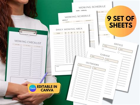 Lawn Care Mowing Schedule Templates Landscape Business Templates Mowing Schedule Printable