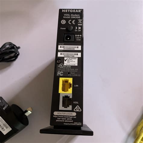 Netgear Broadband High Speed Dsl Modem Vdsladsl Dm200 Retro Unit