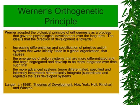 Ppt Heinz Werner Powerpoint Presentation Free Download Id 1116990