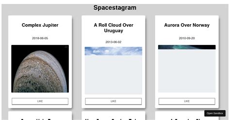 Shopify Frontend Challenge Codesandbox
