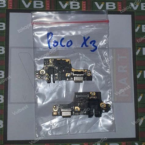 Jual Connector Charge Papan Cas Pcb Bawah Mic Poco X3 X3 Nfc Full Ic Ori Di Seller Djaya Mandiri
