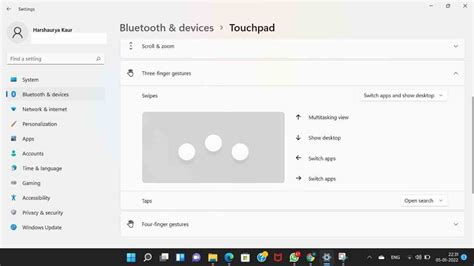 Enable Or Disable Screen Edge Swipe In Windows 11